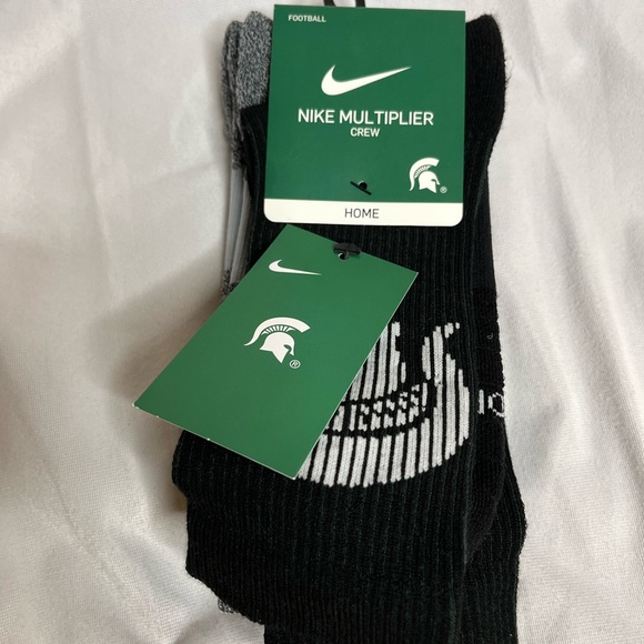 Nike | Underwear & Socks | Nike College Multiplier Crew Socks Michigan ...